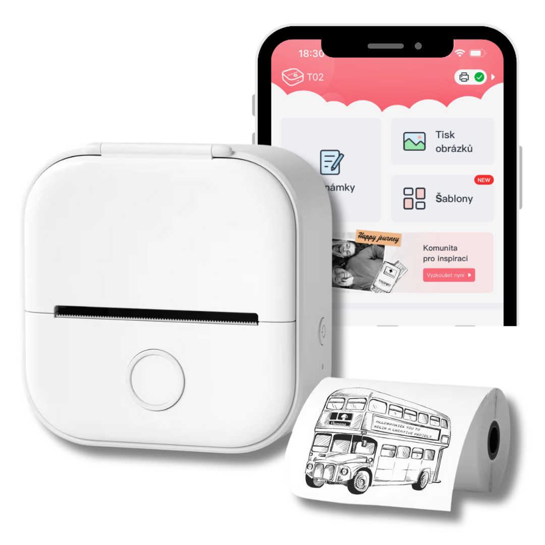 Phomemo T02 Smart Portable Printer | Print Labels, Stickers and Pictur ...